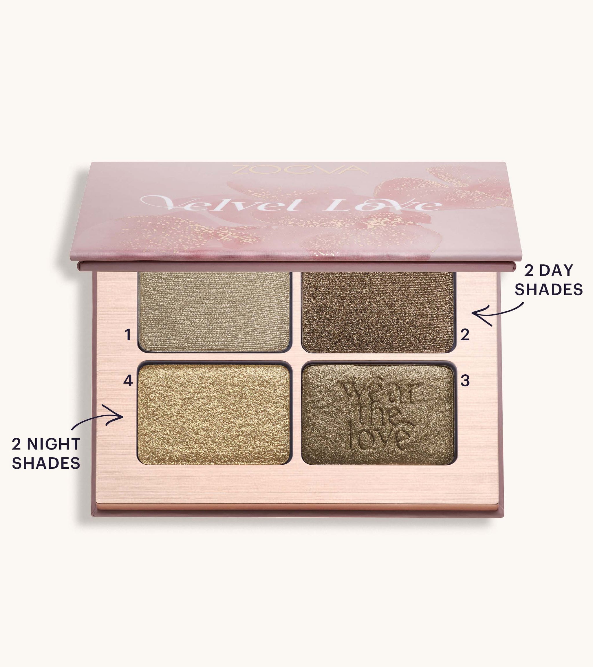 Velvet Love Eyeshadow Quad Palette (Emerald Green Eyes)